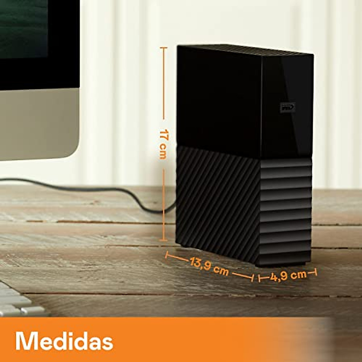 WD 4TB My Book Desktop HDD USB 3.0 with Software for Device Management, Backup and Password Protection Works with PC and Mac