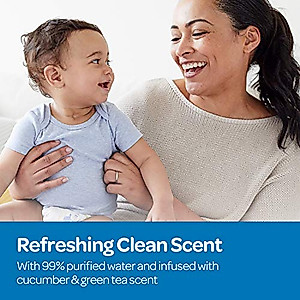 HUGGIES Refreshing Clean Baby Wipes, 172 Count (Pack of 2), 352 Total Wipes