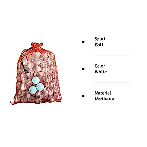 Titleist Pro V1/Pro V1X Assorted Models Recycled B/C Grade Golf Balls in Onion Mesh Bag (72-Piece), White