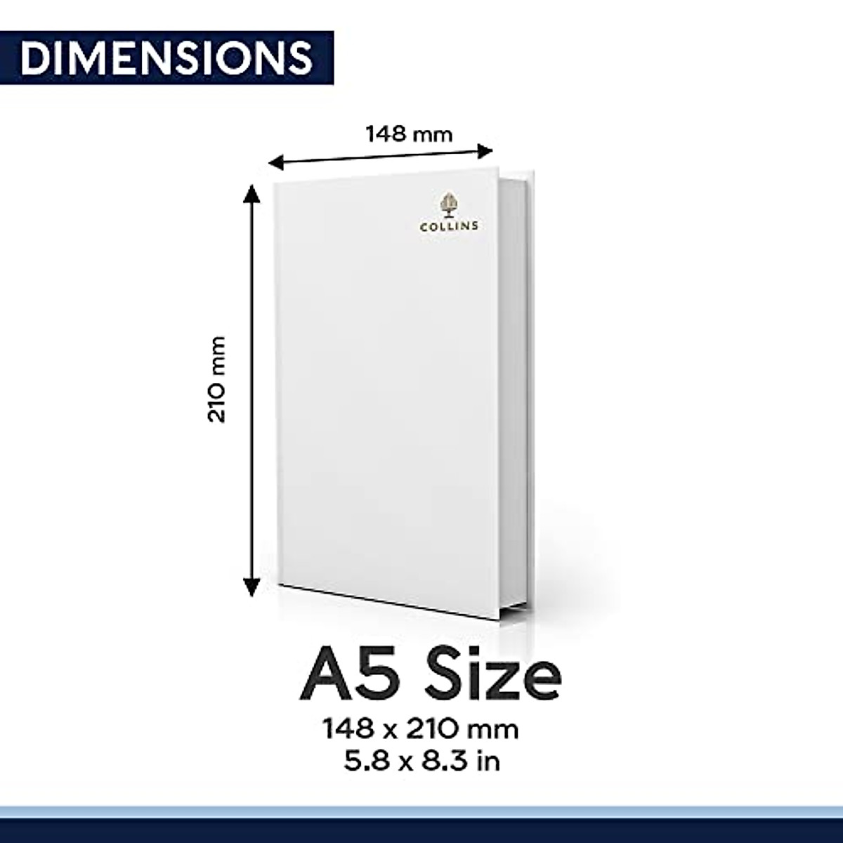 Collins Debden Delta Academic 2023-24 A5 Day To Page Mid Year Diary Planner School College or University Term Journal - August 2023 to August 2024 - Orange - FP51M.44-2324