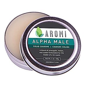 Solid Cologne | Aromatic, Woodsy Men’s Fragrance, Vegan and Cruelty-free Scent, Affordable Cologne, Stocking Stuffer, Travel-Sized, Small Men's Gift | 1 oz (Alpha Male)