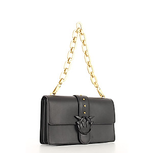 Pinko 1P22AN.Y7GK Z99 NERO LIMOUSINE Leather Goods Bag Woman, Black, Onesize