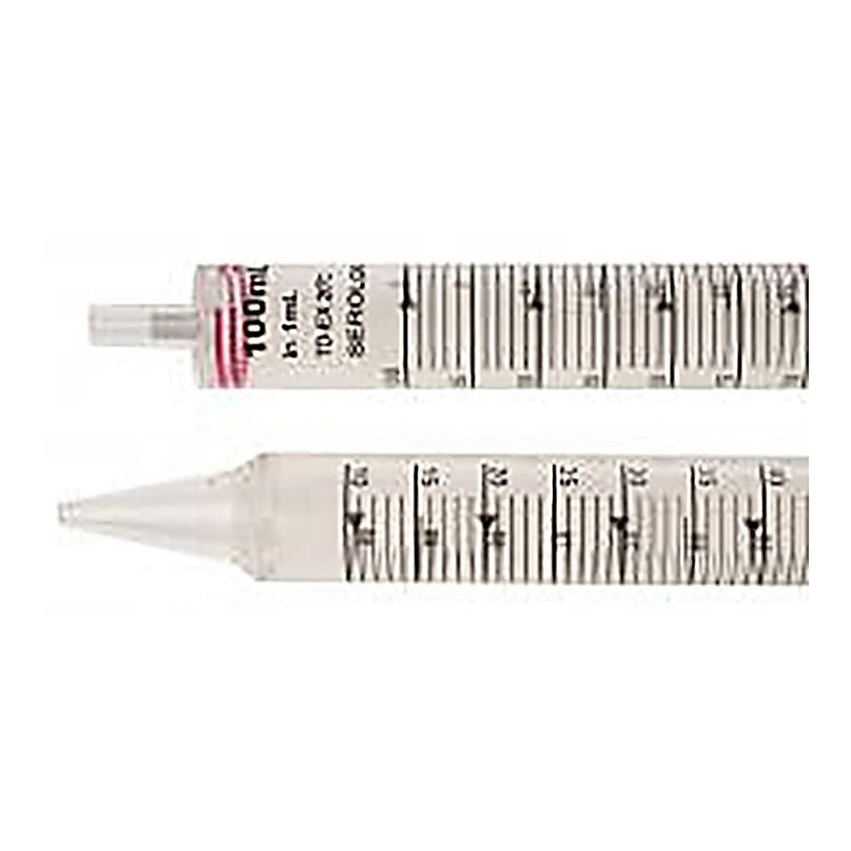 Celltreat 229202B Serological Pipet, 2mL Capacity, Sterile, Individually Wrapped/Bag (Case of 600), Green