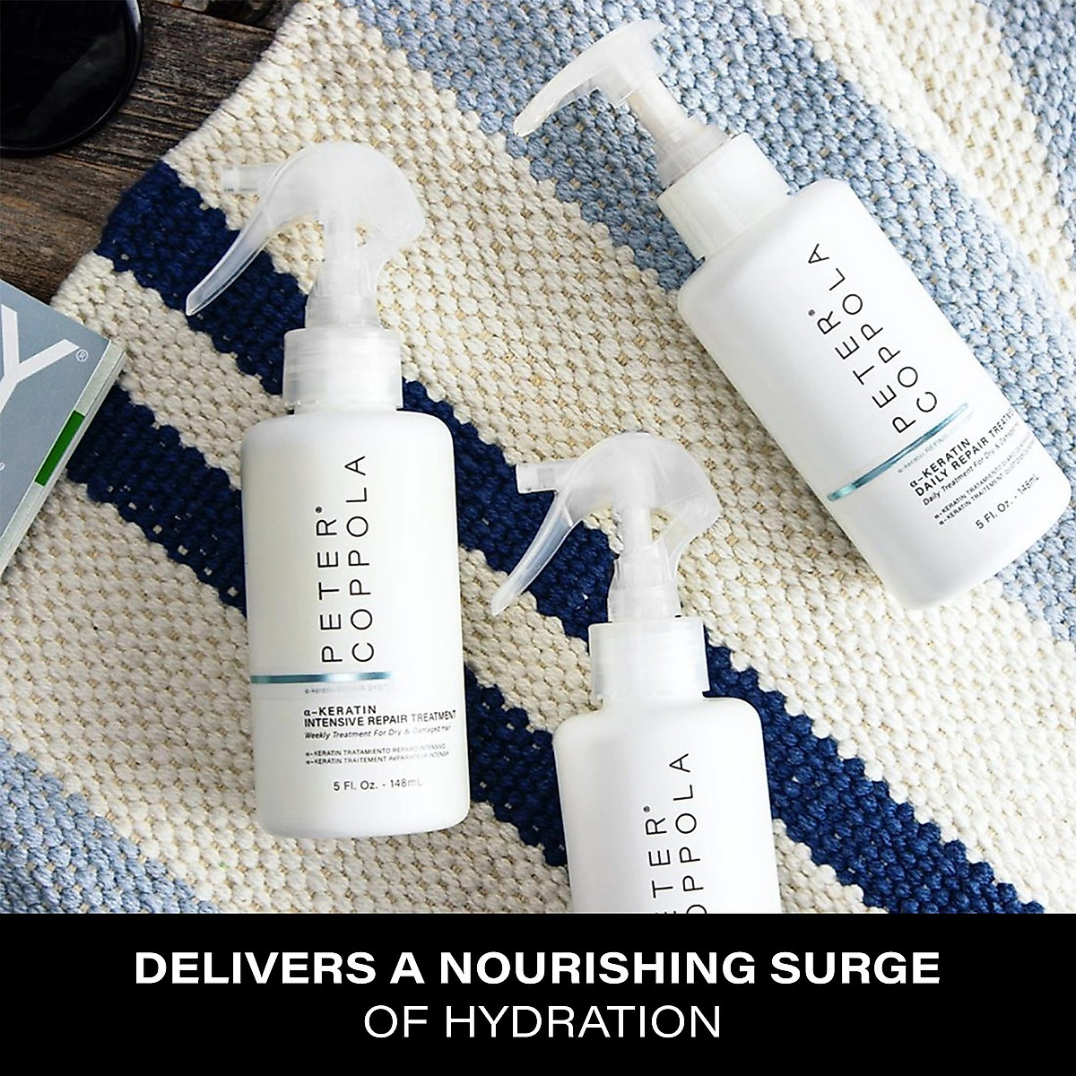 Peter Coppola a-Keratin Best Friend Spray - Leave In Conditioner Spray For Dry Damaged Hair Reduces Breakage While It Detangles, Smooths & Repairs Split Ends. Infused With Argan Oil & Aloe (5 oz)