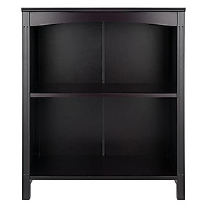 Winsome Terrace Storage Shelf 3-Tier Wide in Espresso, 26-Inch