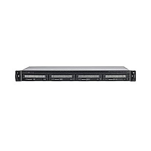 TERRAMASTER U4-423 2.5GbE NAS Rackmount 1U 4-Bay High Performance for SMB with N5095 Quad-core CPU, 4GB DDR4 Memory, 2.5GbE Port x 2, Network Storage Server (Diskless)