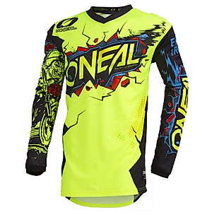 Oneal 2020 Youth Element Villain Jersey - Neon Yellow - Youth Large
