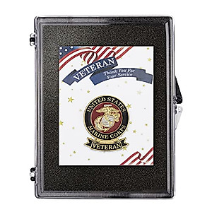 United States Marine Corps Sash Ribbon Veteran Lapel Pin (Giftboxed, 1 Count)
