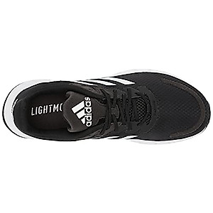 adidas Men's Duramo SL Trail Running Shoe, Black/White/Black, 14