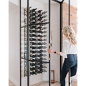 Ultra Wine Racks Cork Out Wall Mounted Wine Racks (4 Foot, Matte Black)
