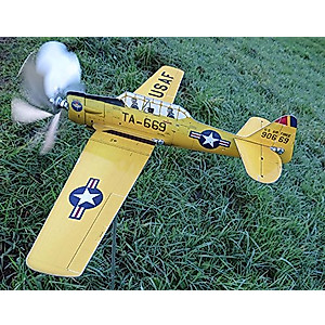 at-6 Airplane Windwheel; Propeller Turns When Windy; Stainless Steel; Garden Decoration
