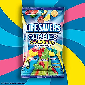 Life Savers Gummies Collisions Assorted Flavors, 7 oz