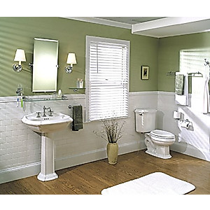 Ginger 2635T-24/PN London Terrace Gallery Rail, Polished Nickel, 24" Glass Shelf w/Straight Bar