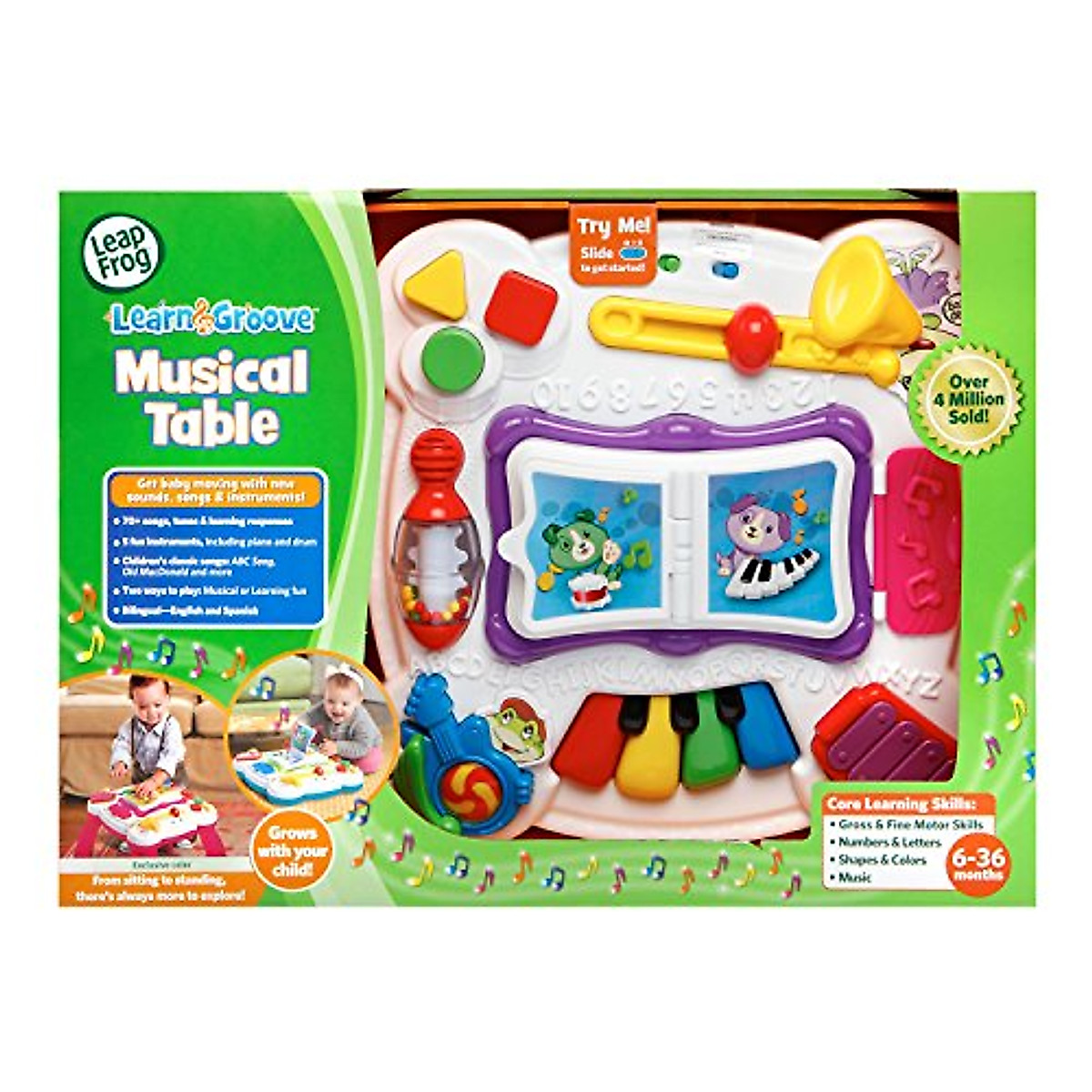 LeapFrog Learn and Groove Musical Table Activity Center, Pink