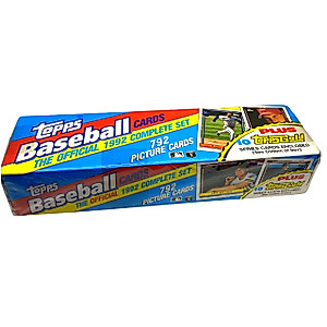 Topps Baseball Cards The Official 1992 Complete Set (792 Picture Cards)