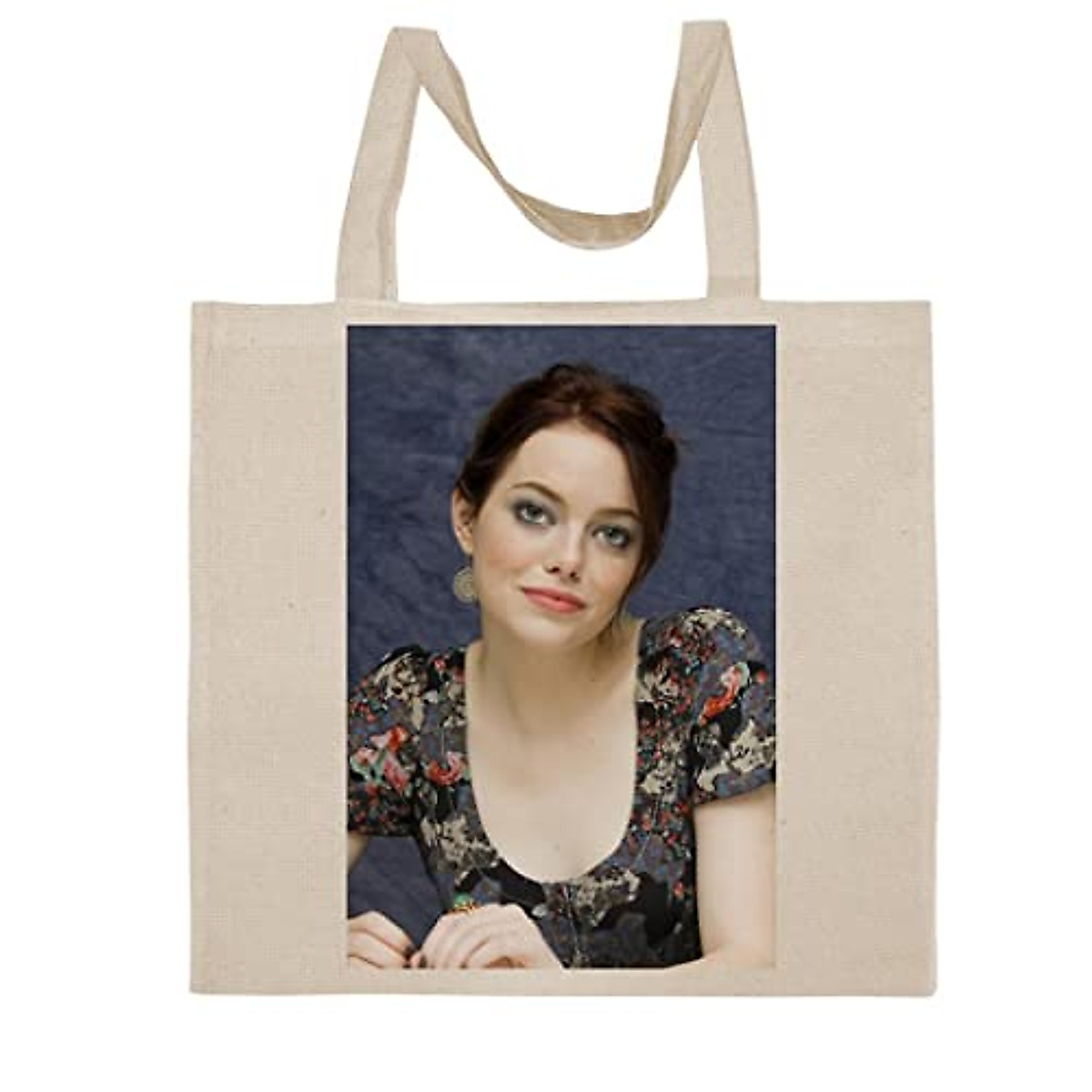 FC Carino Emma Stone - A Nice Graphic Cotton Canvas Tote Bag FCA #FCAG744432