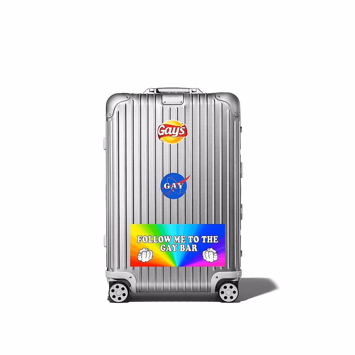 38 PCS The Original Funny Gay LGBT Prank Bumper Stickers [Updated] Extra Large for Cars, Trucks and Luggage I Am So Gay I Can't Even Drive Straight Sticker Variety Pack