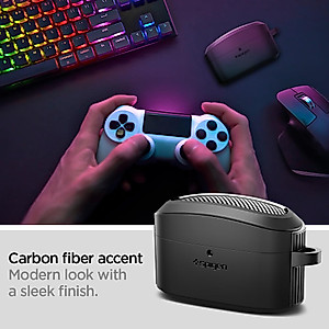 Spigen Rugged Armor Designed for Sony WF-1000XM5 Case Cover (2023) Durable Protection - Matte Black