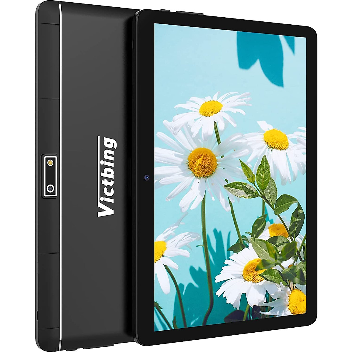 Victbing TPZ Tablet 10.1 inch, Android 10.0 Phablet, Phone Tablets with SIM Slots, 32GB Storage 128GB Expansion, Dual Camera, HD IPS Display, Wi-Fi, Bluetooth, USB Type C, 6000mAh, GPS