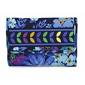 Vera Bradly Euro Wallet in Midnight Blues