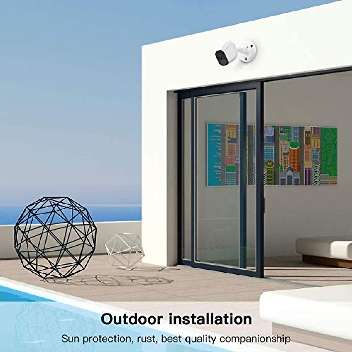 Koroao 【Latest Version】 Indoor/Outdoor Security Wall Mount for All Arlo Camera, Wyze Cam Pan/V3, Arlo Ultra, Arlo Essential, eufyCam 2 - More Stable and Flexible Arlo Accessories(2Pack, White)