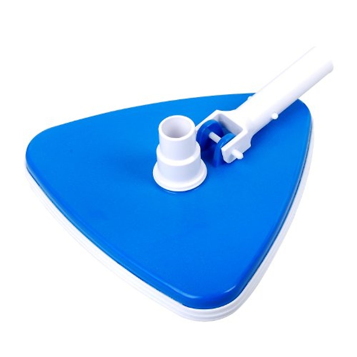 Aqua Select 10" Weighted Triangular with Swivel Adapter Vacuum Pool Head | EZ Clip Handle | Remove Debris from Inground and Above Ground Pool | Keep Your Swimming Pool Clean