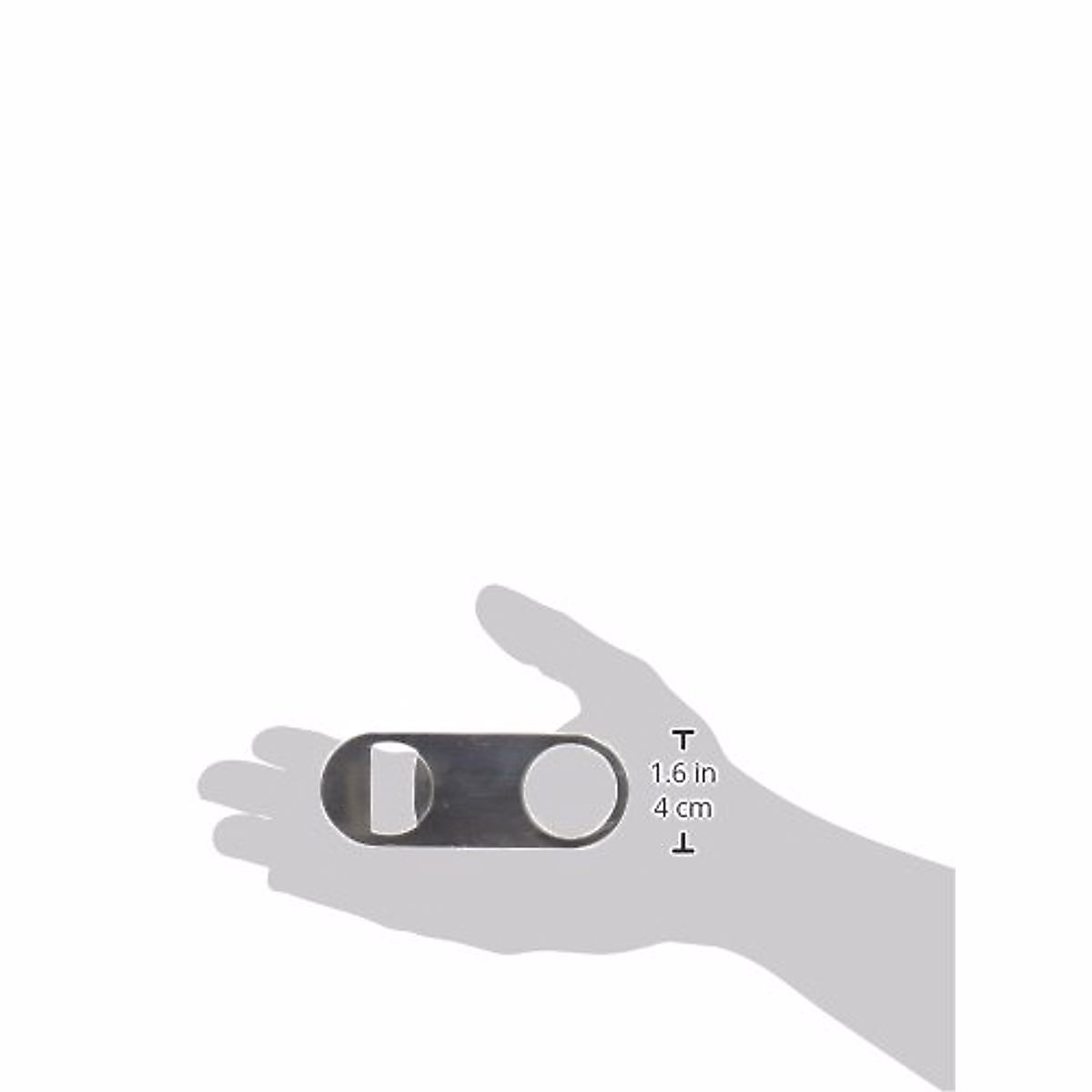 American Metalcraft S/S Mini Flat Bottle Opener