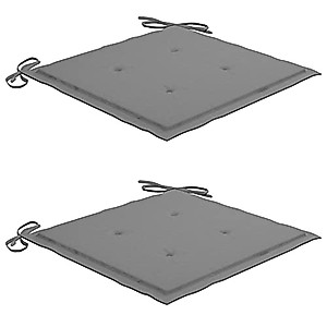 imasay Garden Chair Cushions 2 pcs Gray 19.7"x19.7"x1.2"