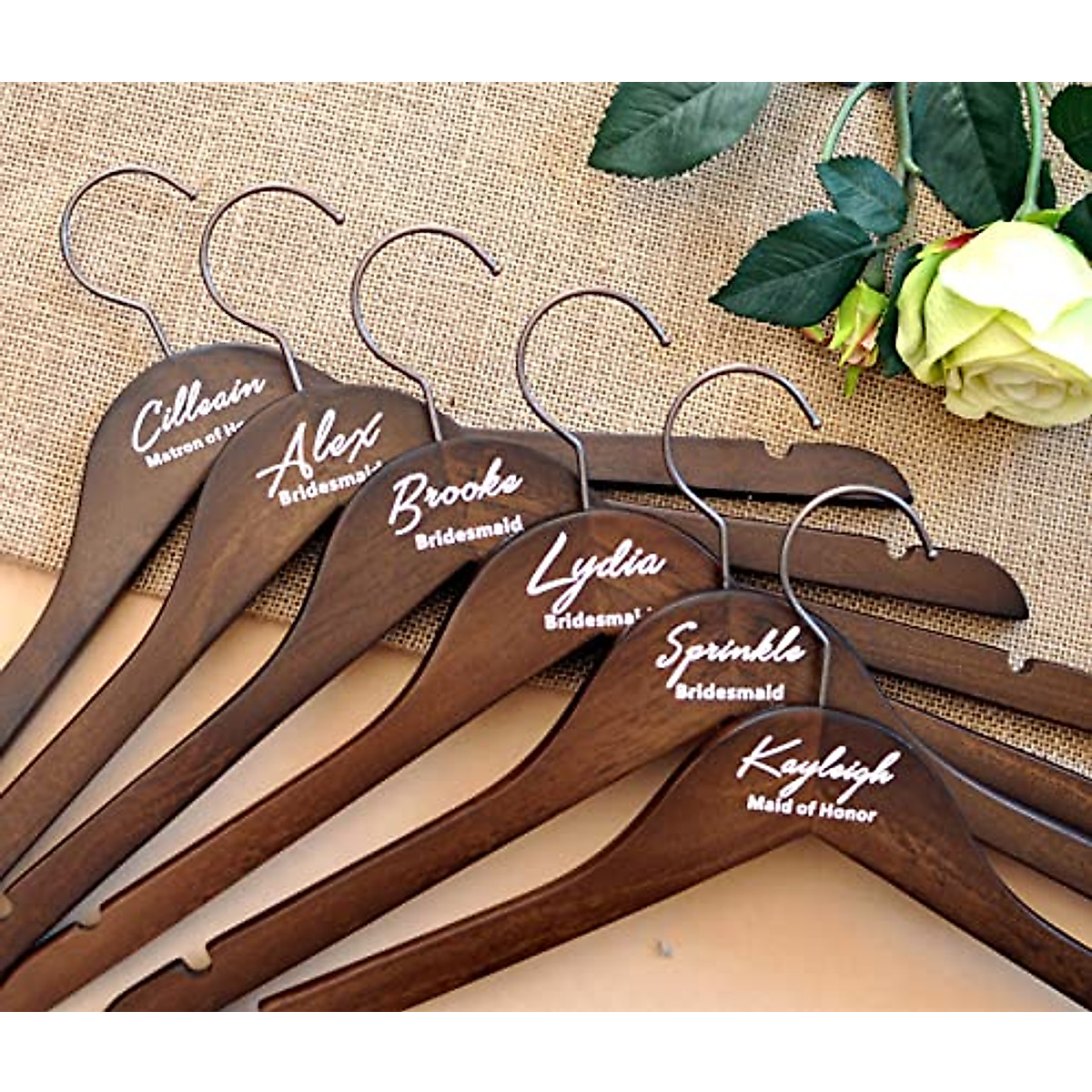 Bride Hanger, Wedding Hanger, Wedding Gift, Personalized Bride Hanger, Honor Maid, Bridesmaid, Doctor, Graduation Dress Hanger