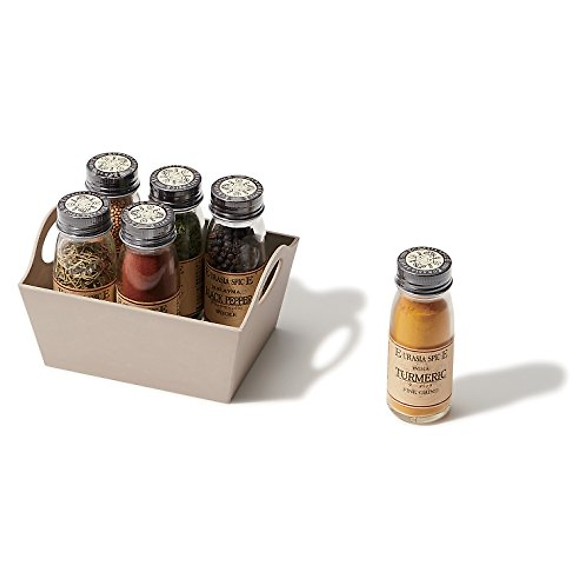 like-it EPE-23 Small Storage Mini Basket, Small, Set of 3, Paper Mix, Blue, Approx. Width 5.8 x Depth 4.4 x Height 3.2 inches (14.8 x 11.1 x 8.1 cm)