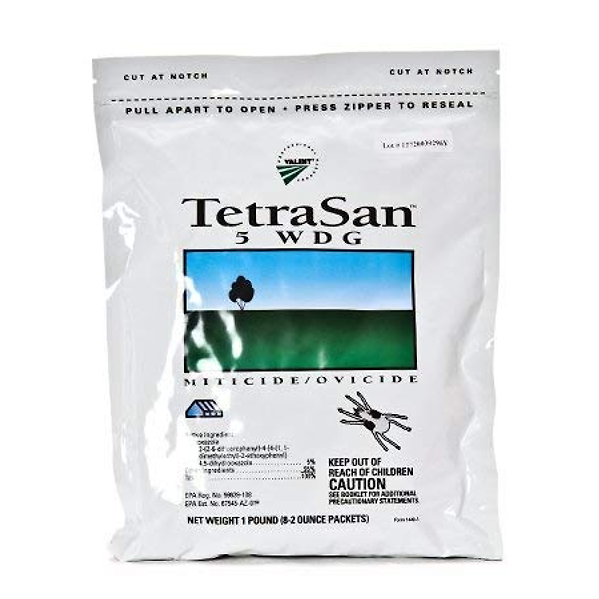 Tetrasan 5WDG Miticide - 1 Pound (Packaged as 8x2 Ounce pkgs)