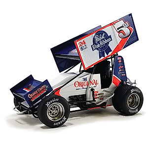 Winged Sprint Car #5W Lucas Wolfe Allebach Racing World of Outlaws (2022) 1/18 Diecast Model Car by Acme A1822006