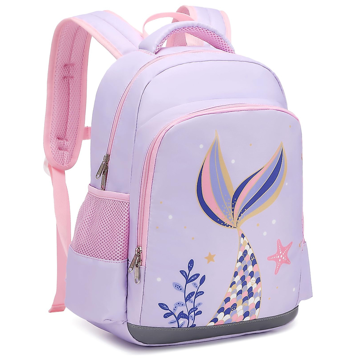 JIANYA Girls Backpack for School Kids Bookbag Kindergarten Elementary Backpack Lunch Box Set