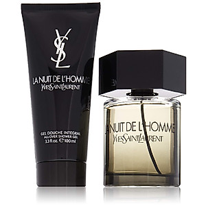 YSL La Nuit L'Homme Set (3.3 Eau de Toilette Spray, 3.3 Shower Gel) Combo