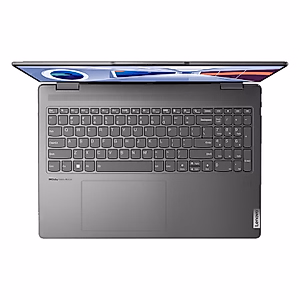 Lenovo Yoga 7 16" WUXGA IPS Touchscreen Laptop Touch Core i5-1335U 8GB LPDDR5 RAM 512GB SSD PCIe NVMe Backlit Keyboard Wi-Fi 6E Numeric Keypad Storm Grey Windows 11 Home (Renewed)