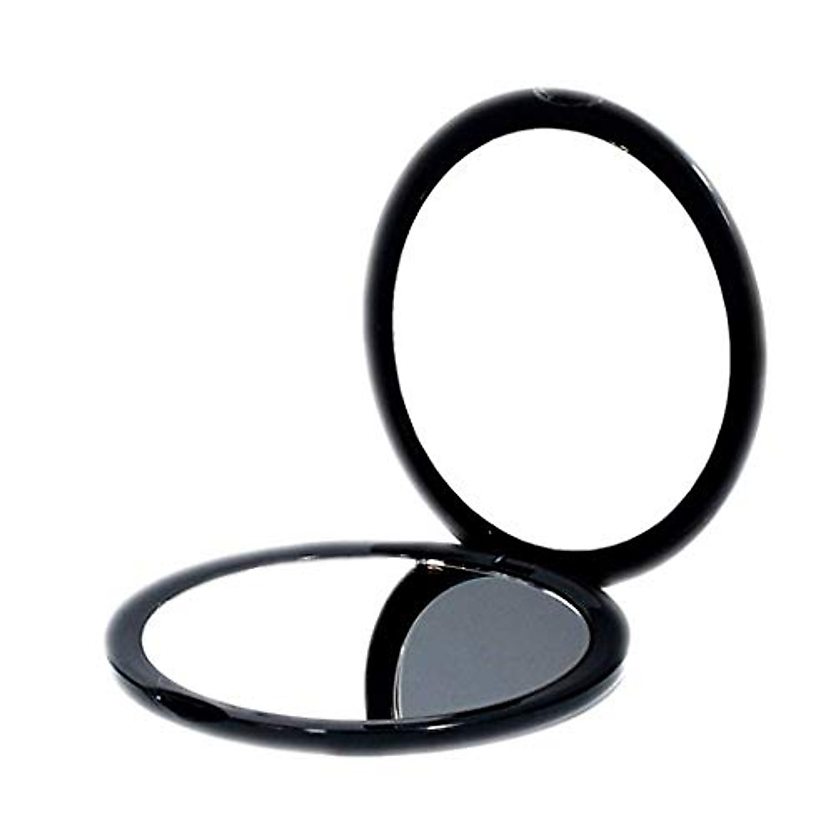 deweisn Magnifying Compact Cosmetic Mirror Elegant Pocket Handheld Makeup Mirror with Powerful 10x Magnification and 1x True View Mirror for Travel or Your Purse