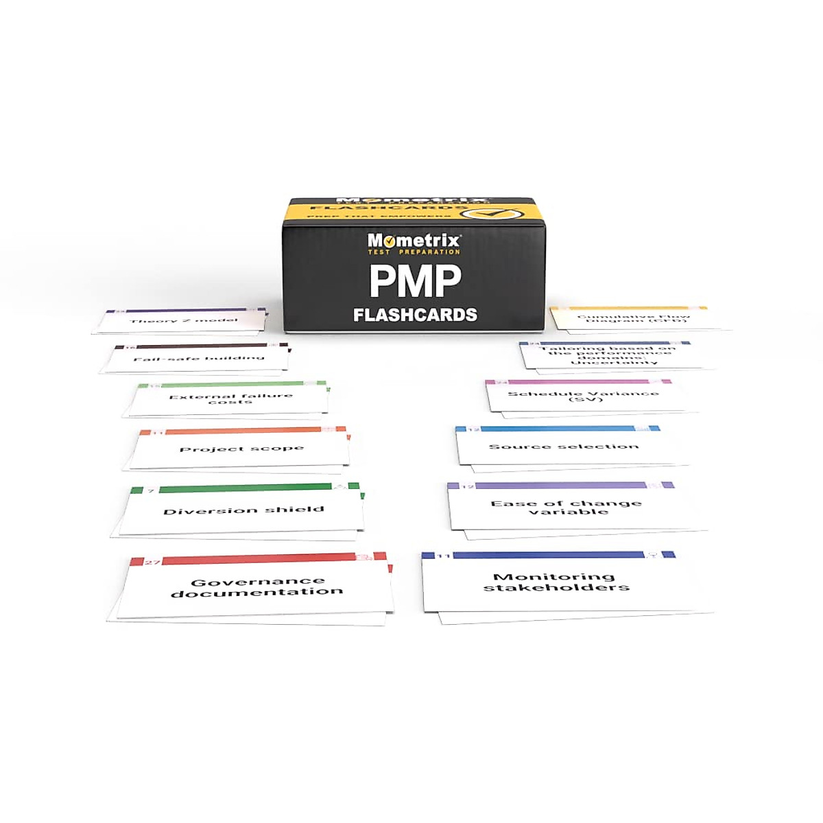 PMP Exam Prep 2024-2025: Project Management Study Cards for the PMBOK 7th Edition [Full Color Cards]