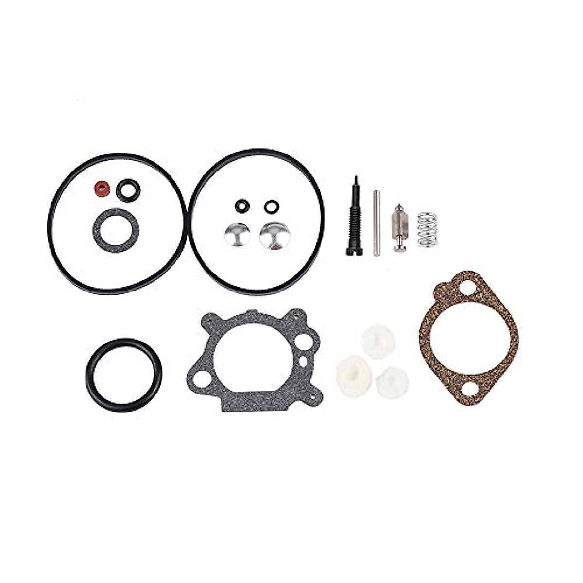 2 pcs 498260 Carburetor Overhaul Kit Gasket Set for Rebuild Kit 398183 490937 492495 493762 498261 T490937 Lawn Mower