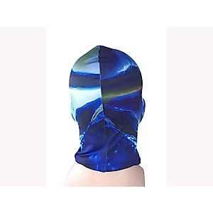 Face Shield Face Mask Helmet Summer Sun Hood Neck Gaiter, Balaclava for Ourdoor Activities, Cycling, Hiking, Fishing (Blue)