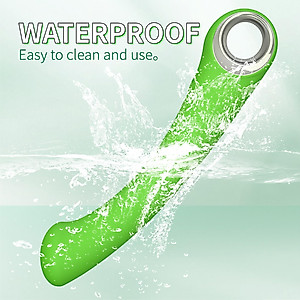 Clitoral G Spot Vibrator Sex Toy for Women,Personal Wand Massager with 9 Vibrating Modes,Waterproof Bullet Finger Anal Training Vibrators for Couple,Soft Silicone Dildo Adult Sex Toys&Game (Verdant)