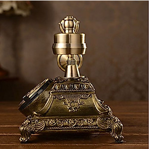 XICHEN Resin imitation copper Vintage STYLE ROTARY Retro old fashioned Rotary Dial Home and office Telephone