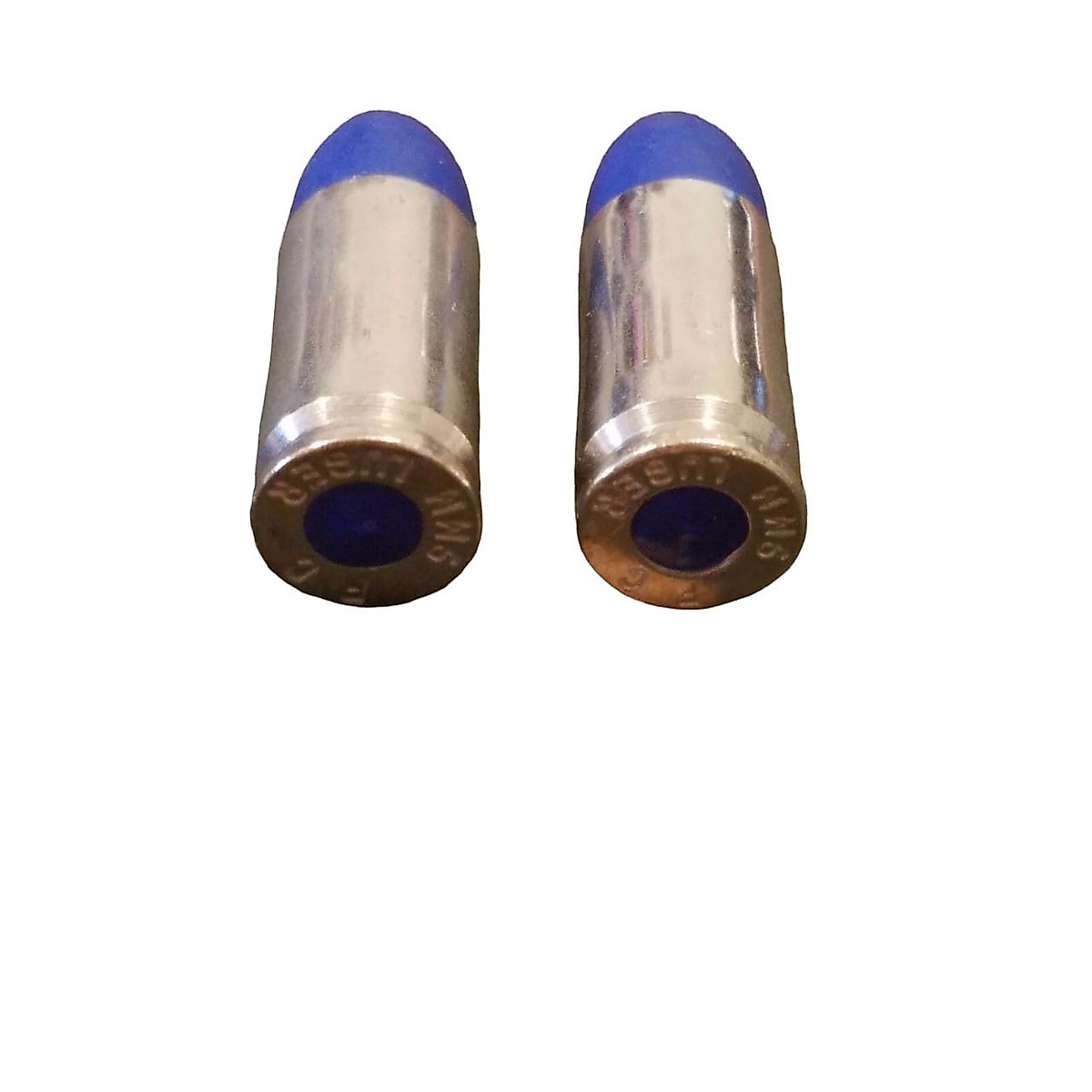 All American Training Rounds 9mm 124gr Dummy Training Snap Caps (Nickel and Blue - Set of 10)