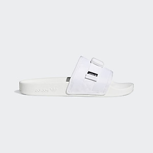 adidas Originals adilette White/White/Black 8 B (M)