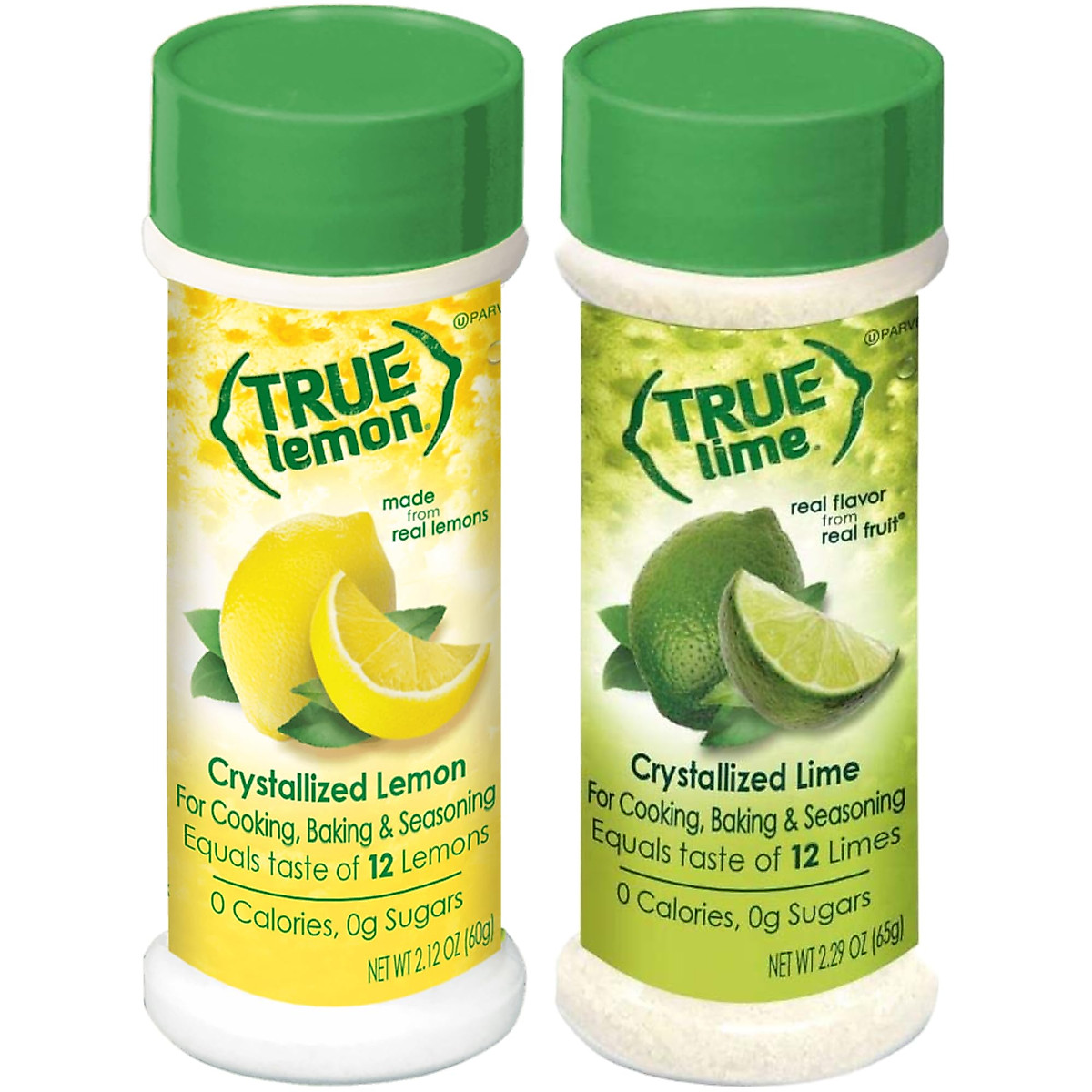 True Lemon Two Pack - Lemon Shaker and Lime Shaker, Powder