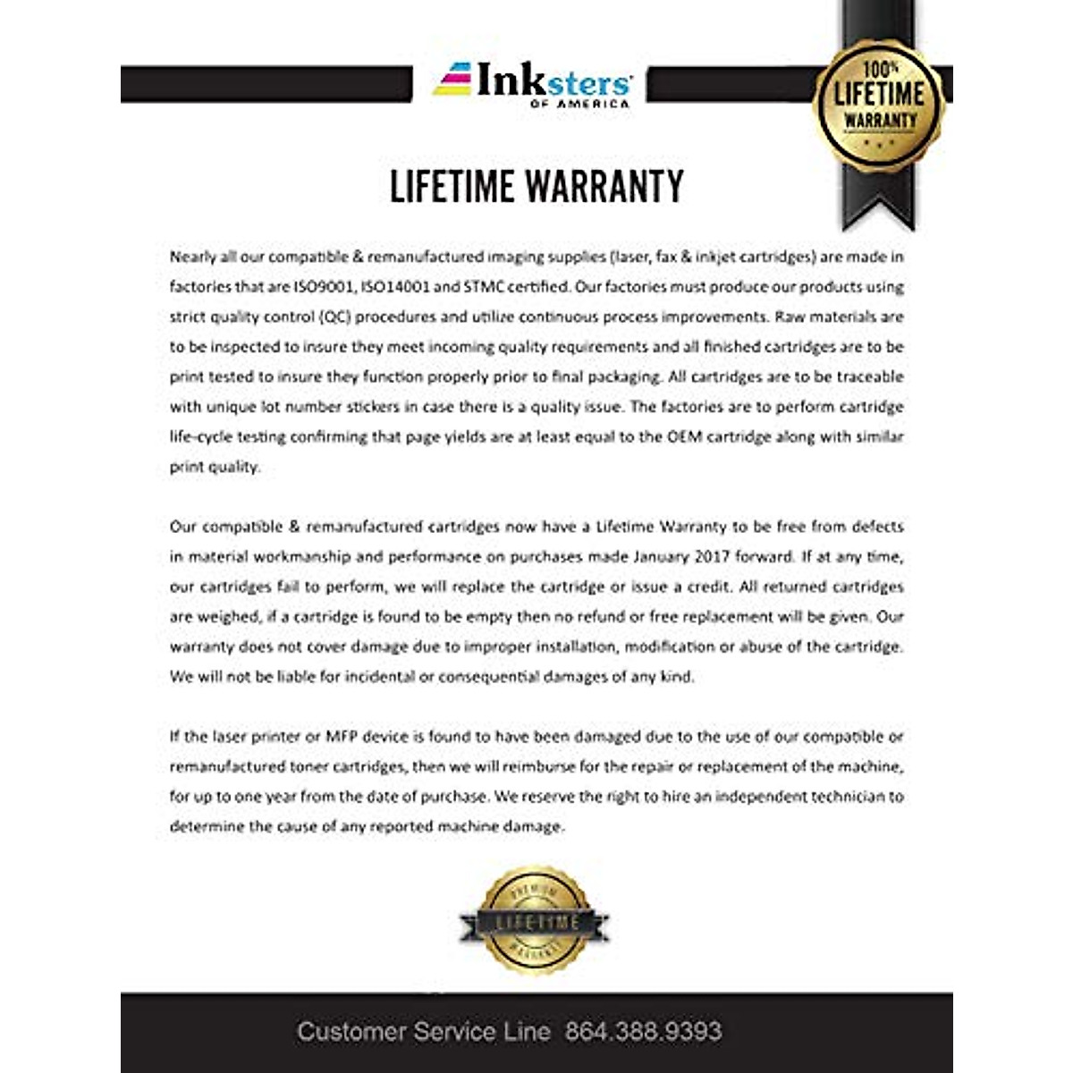 Inksters Compatible Toner Cartridge Replacement for Lexmark 62D1X00 Extra High Yield Black