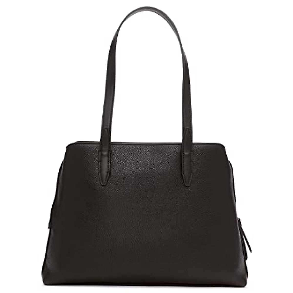Calvin Klein Millie 2 in 1 Triple Compartment Tote, Black/Silver