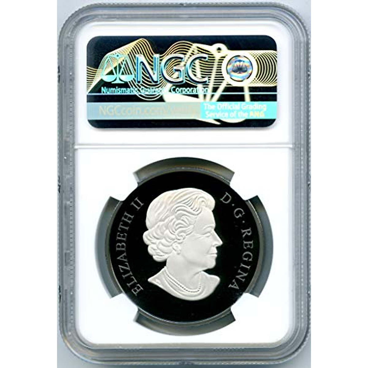 2021 CA Canada Dinosaur BLACK RHODIUM REAPER OF DEATH 1 OZ .9999 Silver $20 PF69 MATTE NGC
