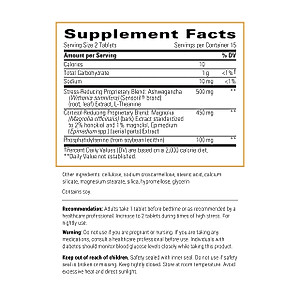 Integrative Therapeutics - Cortisol Manager - Supplement with Ashwagandha and L-Theanine - Supports Relaxation & Calm to Support Restful Sleep* - 30 Tablets