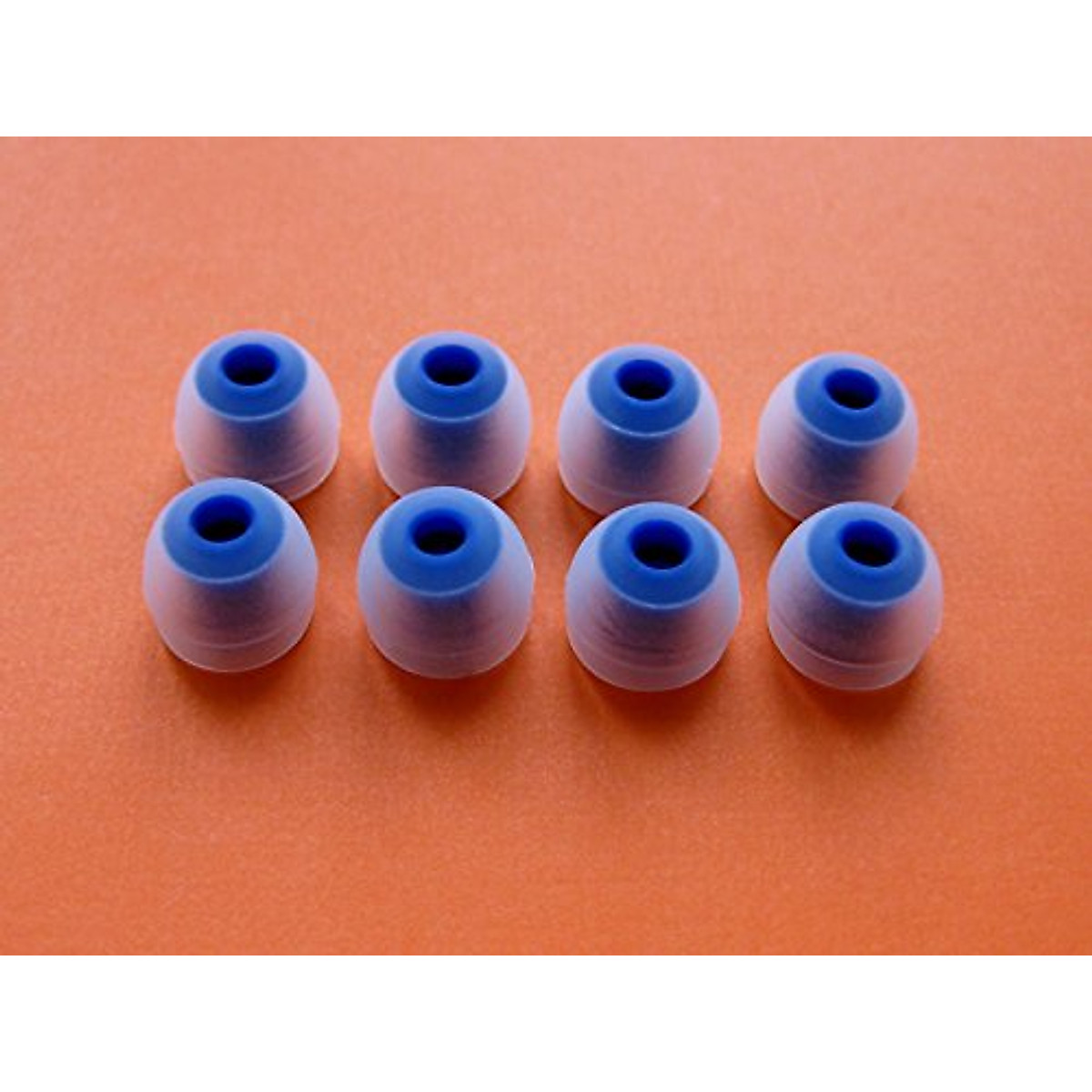 8pcs (CL-BL)- Medium (M) Replacement Set Earbuds Eartips Compatible with Plantronics Backbeat Go 2 Earphones Headphones