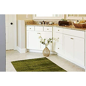 Unique Loom Del Mar Collection Area Rug - Lucille (2' 2" x 3' 1" Rectangle, Green/ Hunter Green)